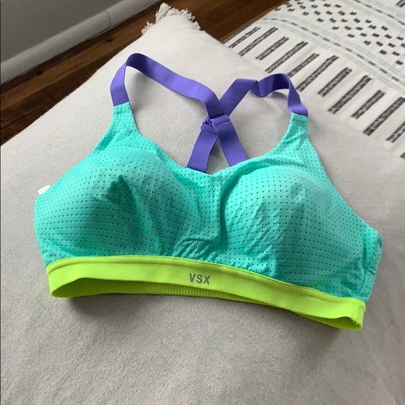 VSX | Intimates & Sleepwear | Vsx Neon Sports Bra With Cups | Poshmark